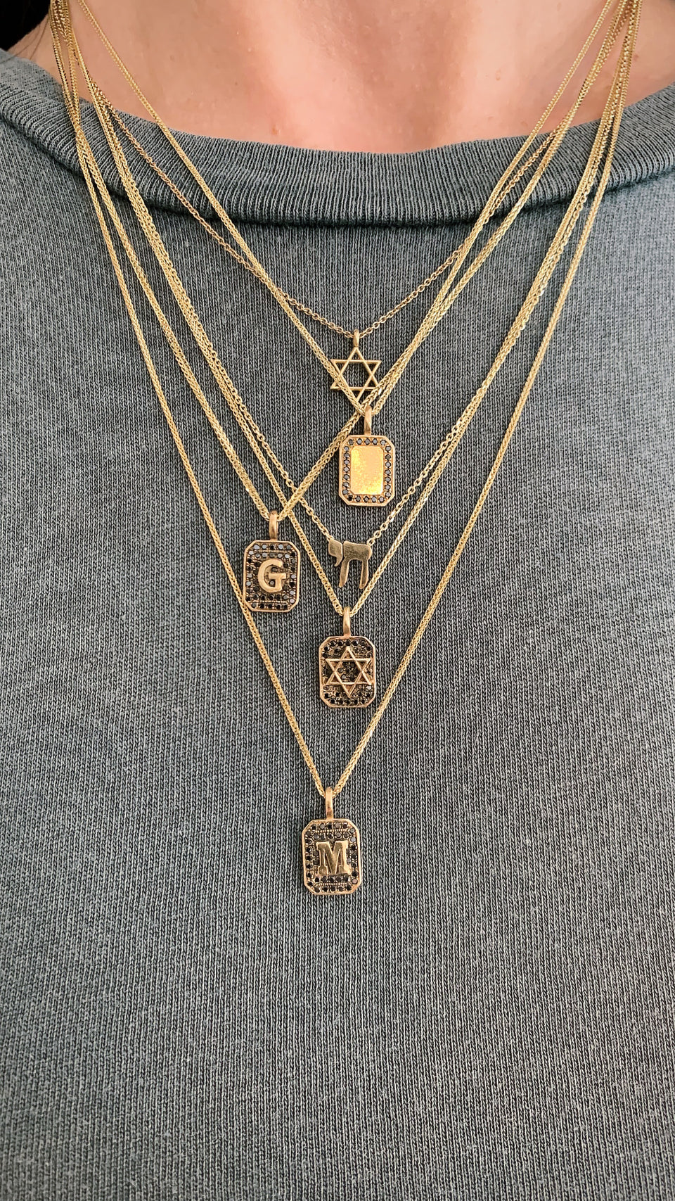 Silver Magen David Tiny Necklace - Classic & Delicate | Maya Geller